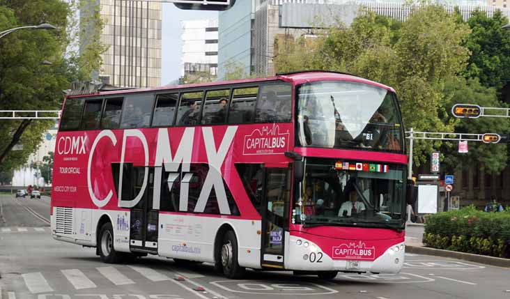 Capitalbus | Mexixo City Tour | SHOWBUS INTERNATIONAL BUS IMAGE GALLERY ...