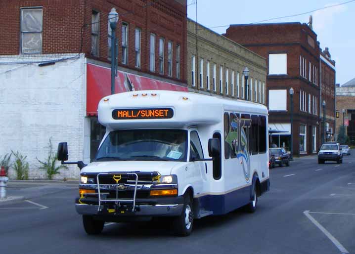 Johnson City Transit, JCT - SHOWBUS INTERNATIONAL BUS IMAGE GALLERY - USA