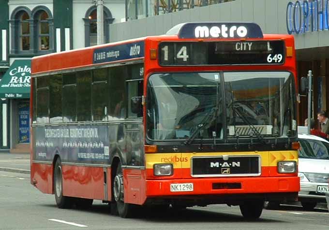 Red Bus | Christchurch | NEW ZEALAND BUS IMAGE GALLERY | SHOWBUS ...