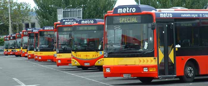 Red Bus | Christchurch | NEW ZEALAND BUS IMAGE GALLERY | SHOWBUS ...